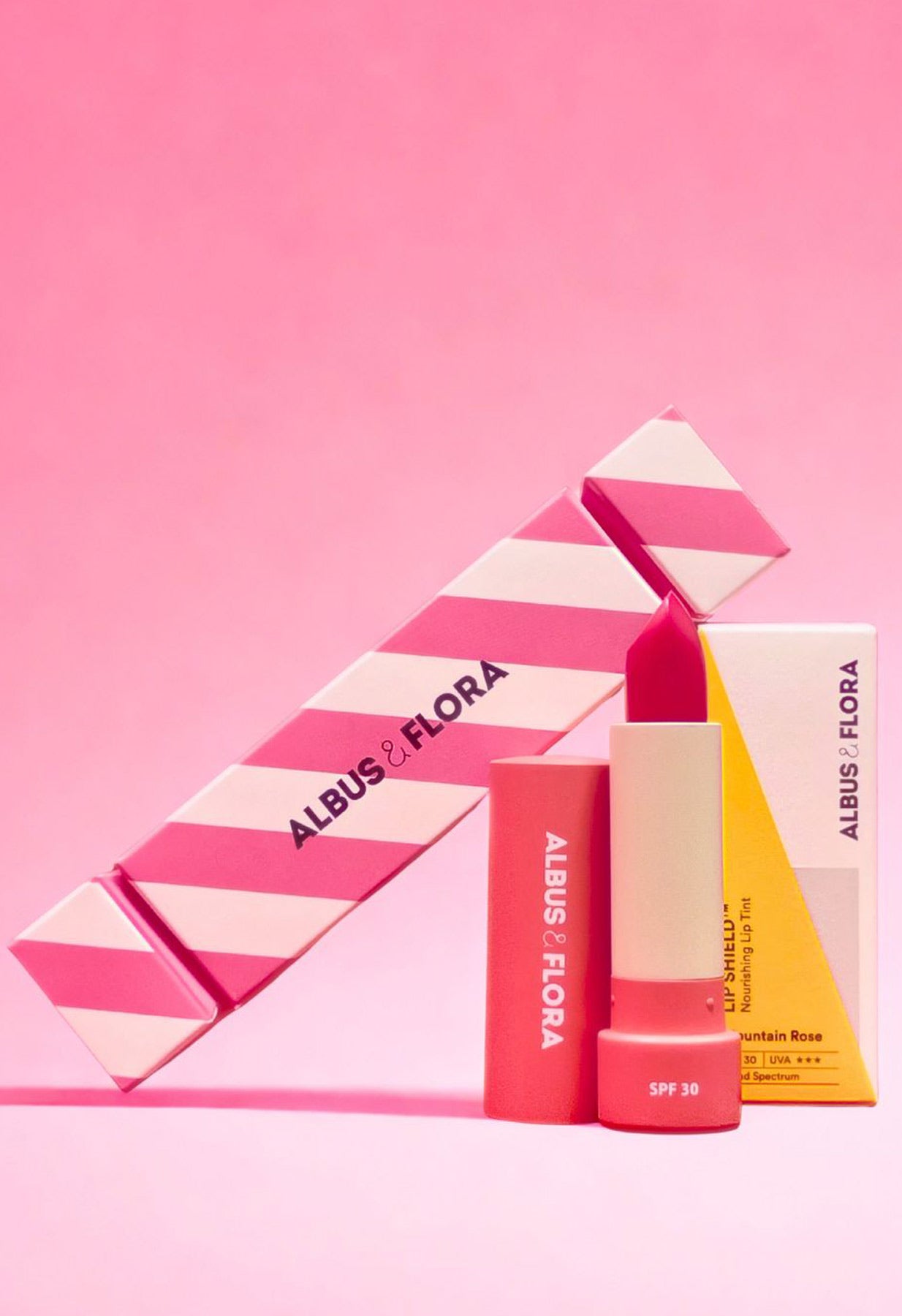 Albus & Flora Sheer Red Lip Balm | Winternational