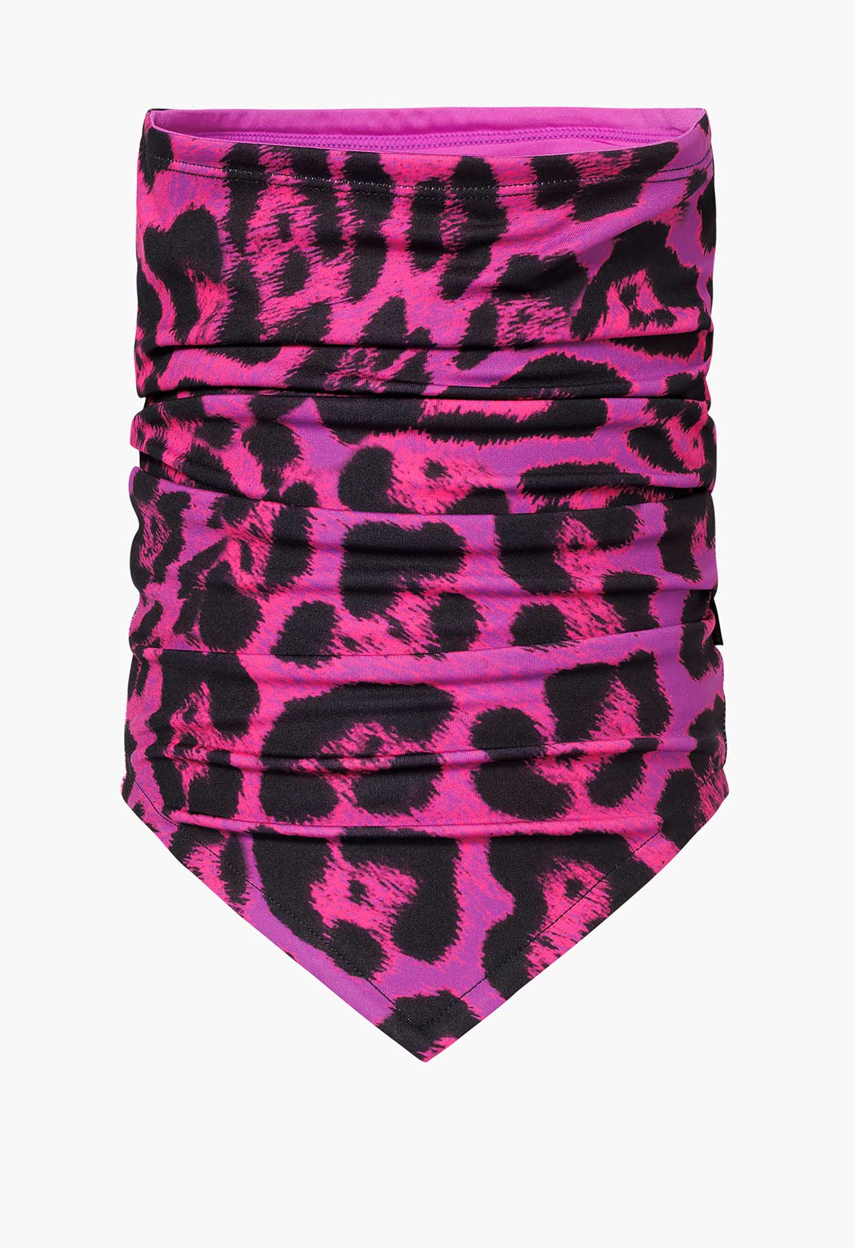Goldbergh Ocelot Scarf Neckwarmer in Pink Jaguar Print | Ski SHop UK ...