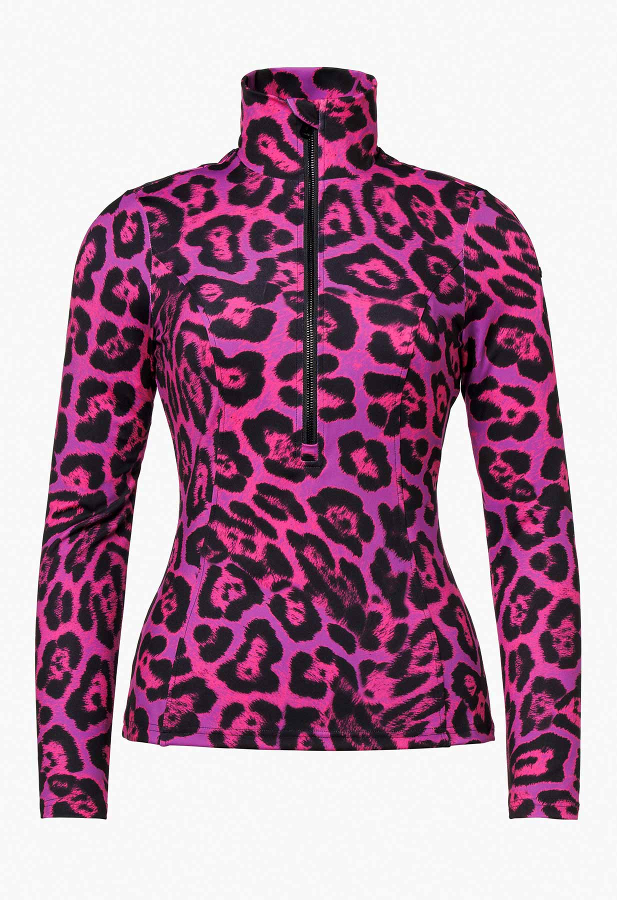 Goldbergh Leona Ski Base Layer in Pink Animal Print | Winternational