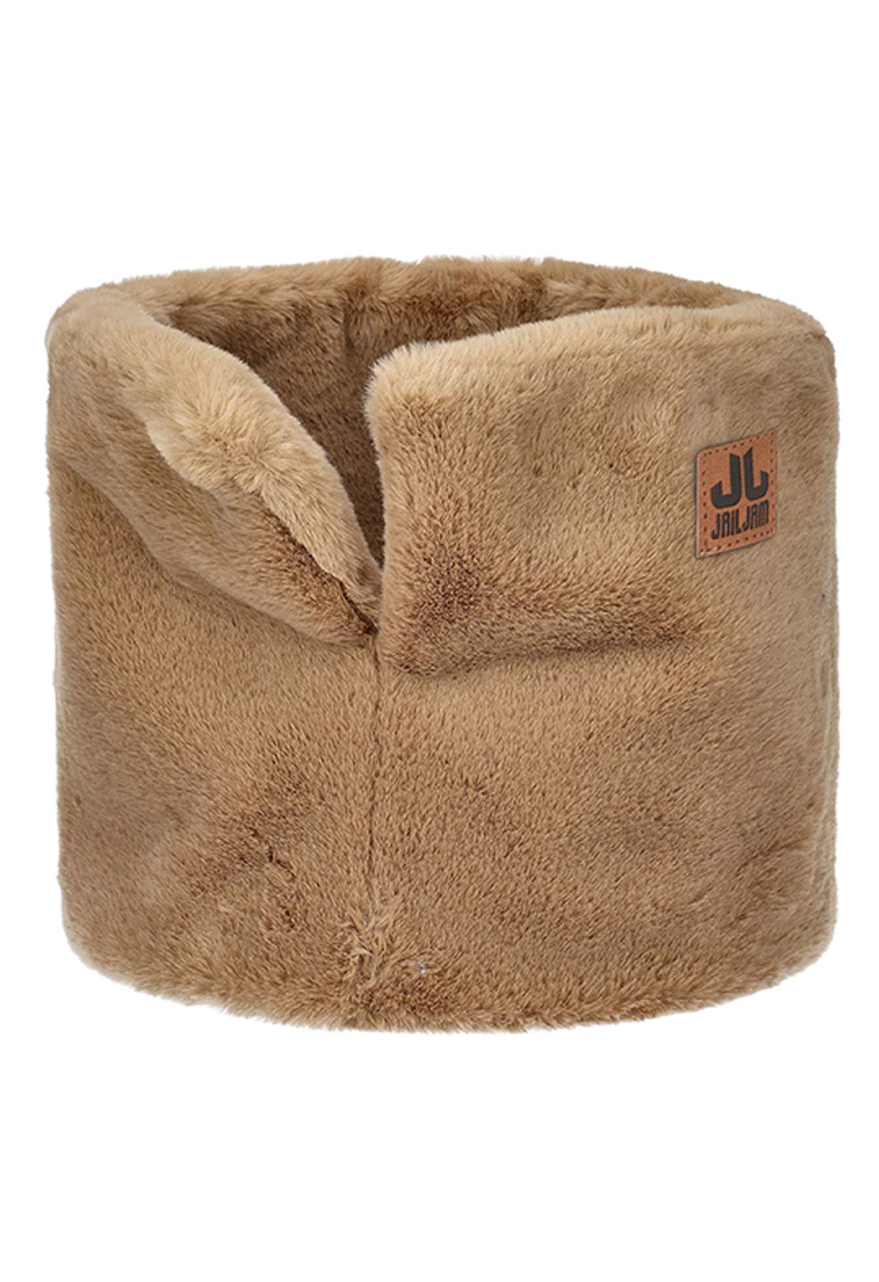 JJ Harbour Faux Fur Beige Loop Scarf | Winternational