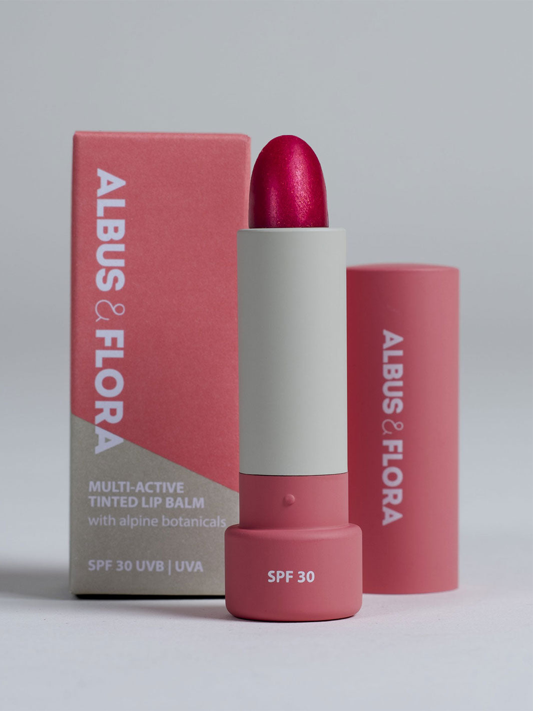 Albus & Flora Sheer Red Lip Balm | Winternational